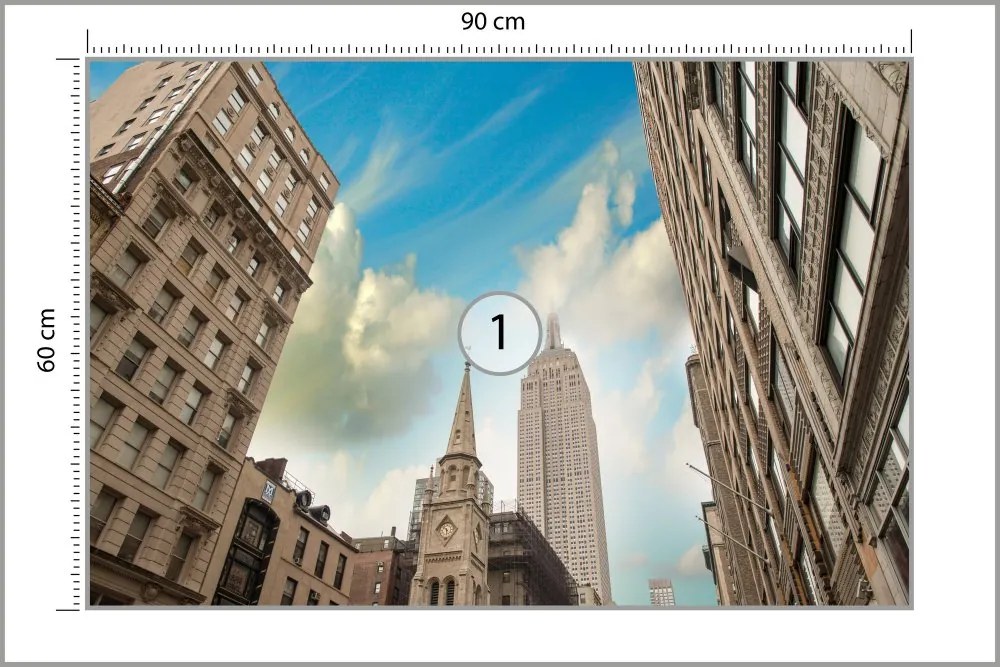 Fototapeta City New York City Omyvatelný vlies 135x90