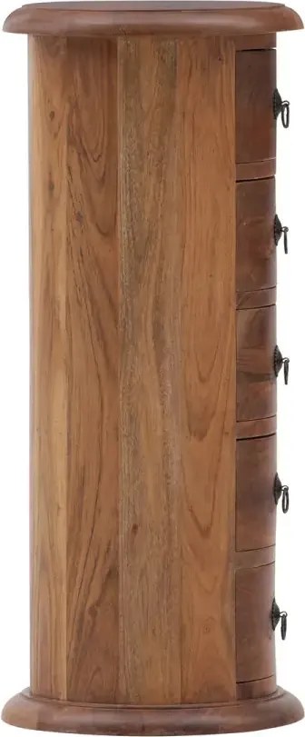 furniture-nabytek.cz - Kulatá skříňka Meridan akácie
