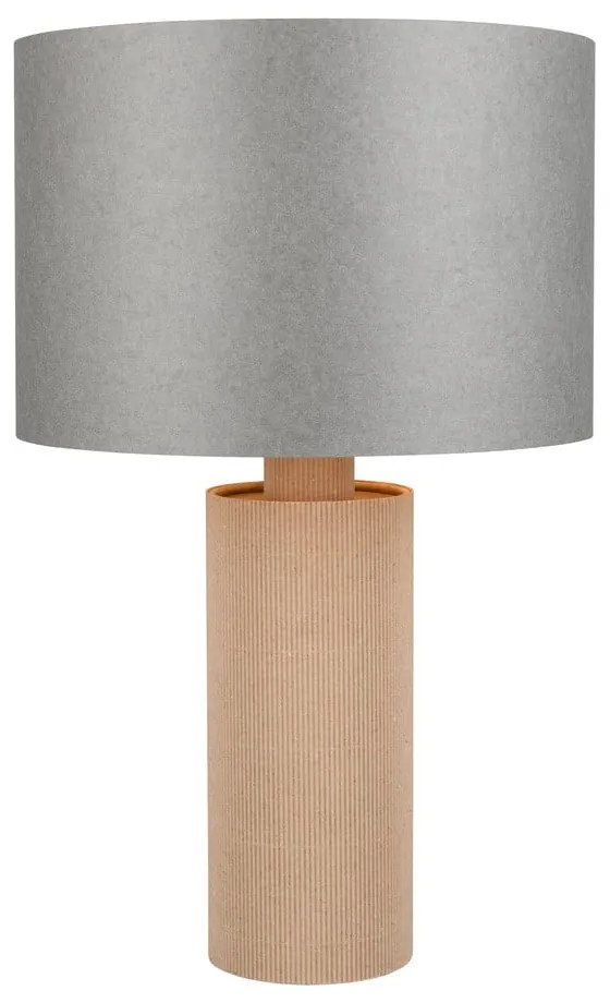 Šedo-béžová stolní lampa (výška 48 cm) Canio – Trio