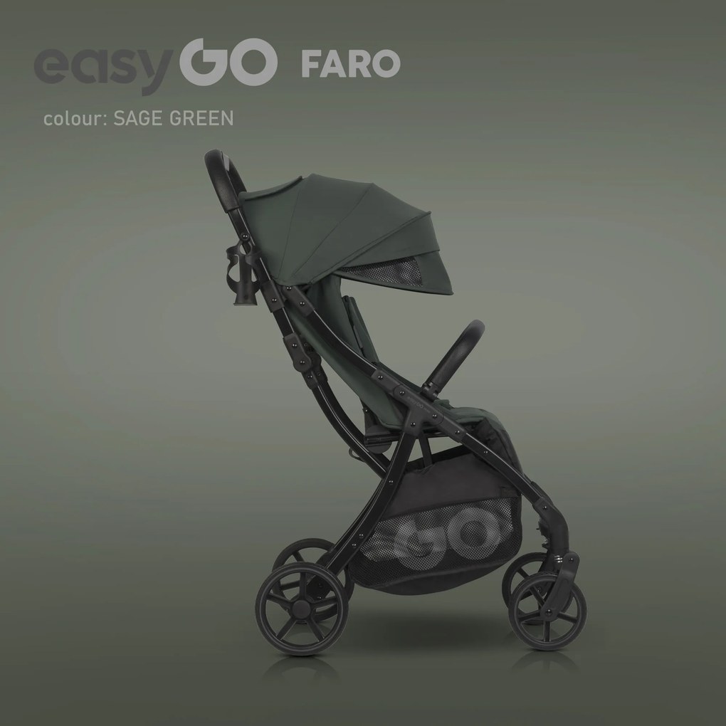 Sportovní kočárek EasyGo Faro Sage Green
