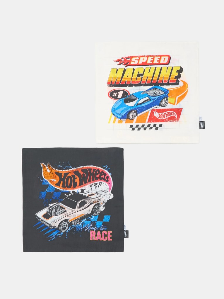 Sinsay - Sada povlaků na polštáře s motivem Hot Wheels 2 ks - vícebarevná