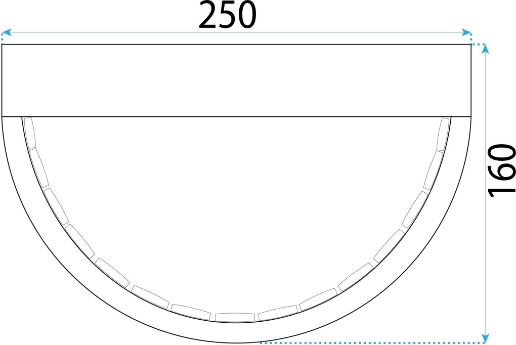 Toolight Toolight, LED nástěnné křišťálové svítidlo APP1509-CP, zlatá matná, OSW-06792
