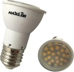 MAX LED LED žárovka E27 JDR 24 SMD 3.5W, teplá bílá