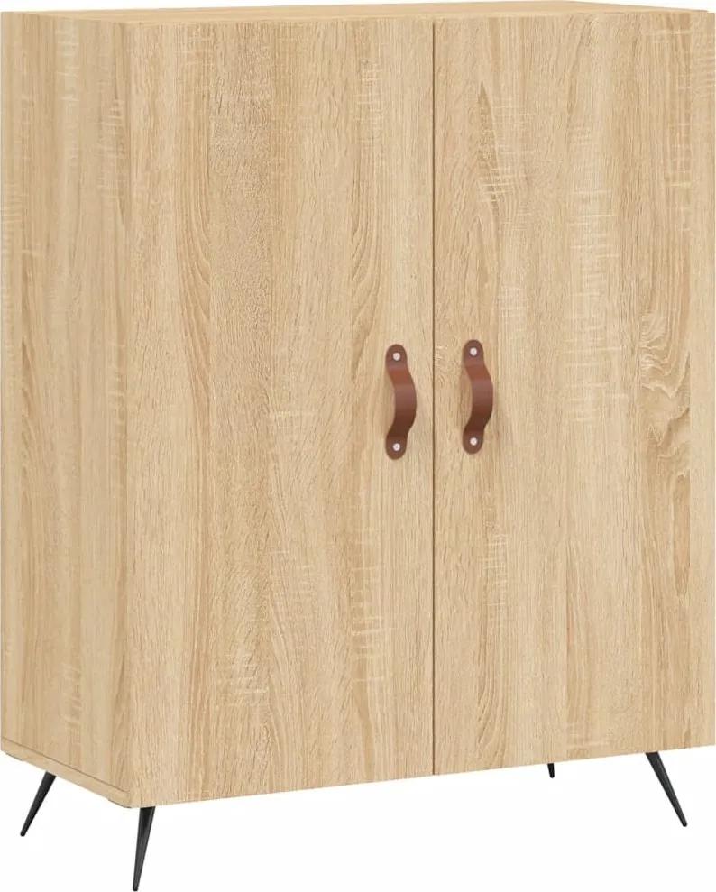 vidaXL Skříň highboard 69,5 x 34 x 180 cm kompozitní dřevo [3189224] Barva: Betonová šedá