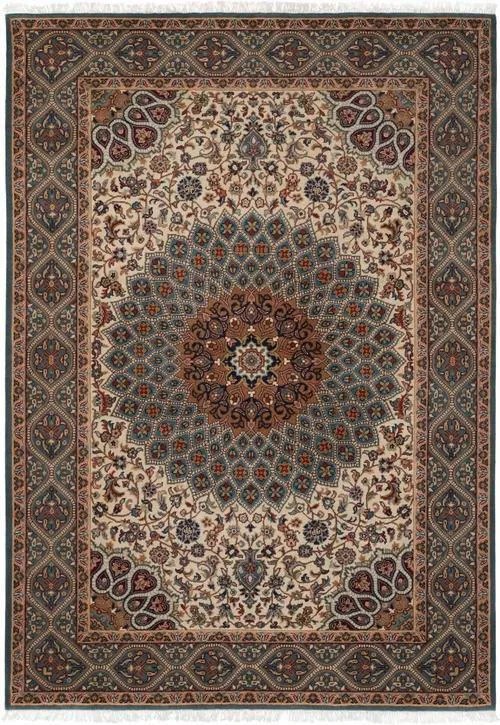 XXXLutz ORIENTÁLNÍ KOBEREC, 170/240 cm modrá, krémová Cazaris - Orientální koberce - 004345088767