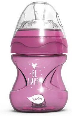 Nuvita Lahvička 150 ml Transparent pink