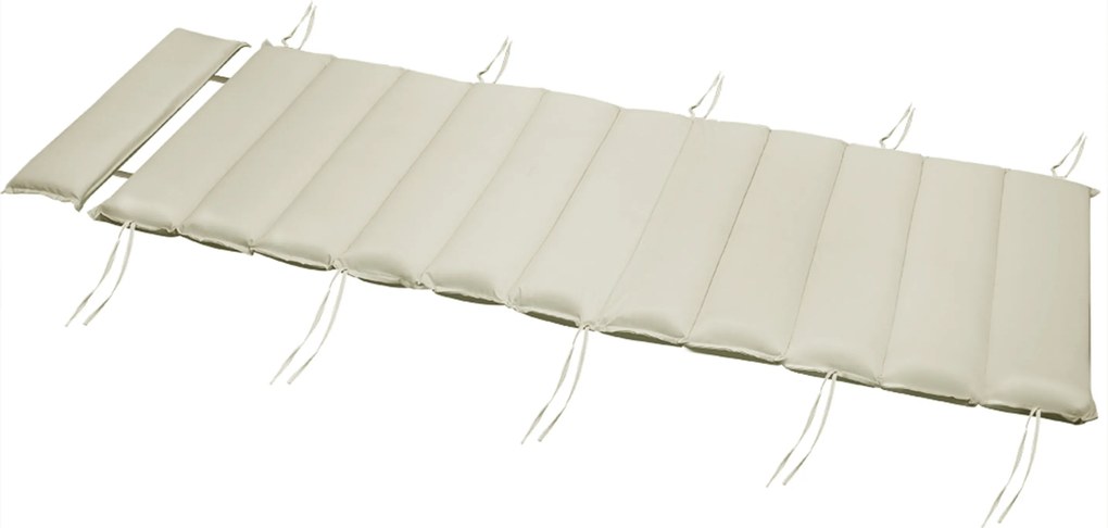Podsedák Saunové lehátko krémová 177x58x7cm