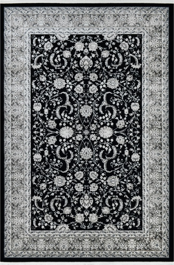 XXXLutz TKANÝ KOBEREC, 320/420 cm černá - Tkané koberce - 003580039578