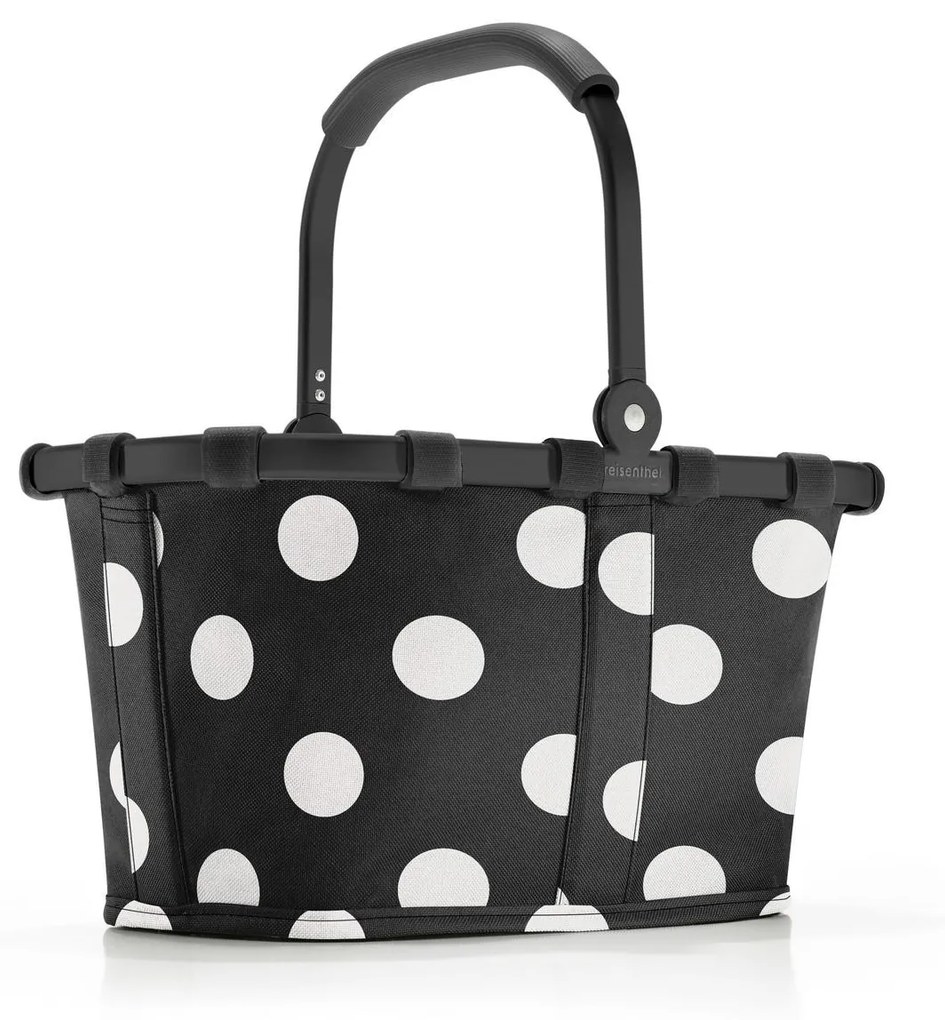 Nákupní košík Reisenthel Carrybag XS Frame Dots white