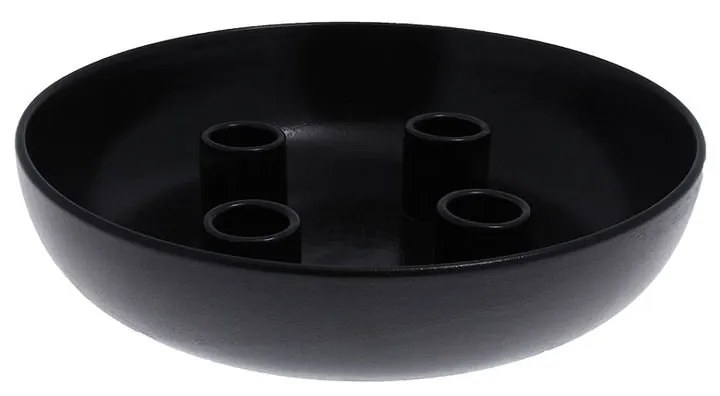 Keramický svícen Granholmen Glossy Black Storefactory Scandinavia
