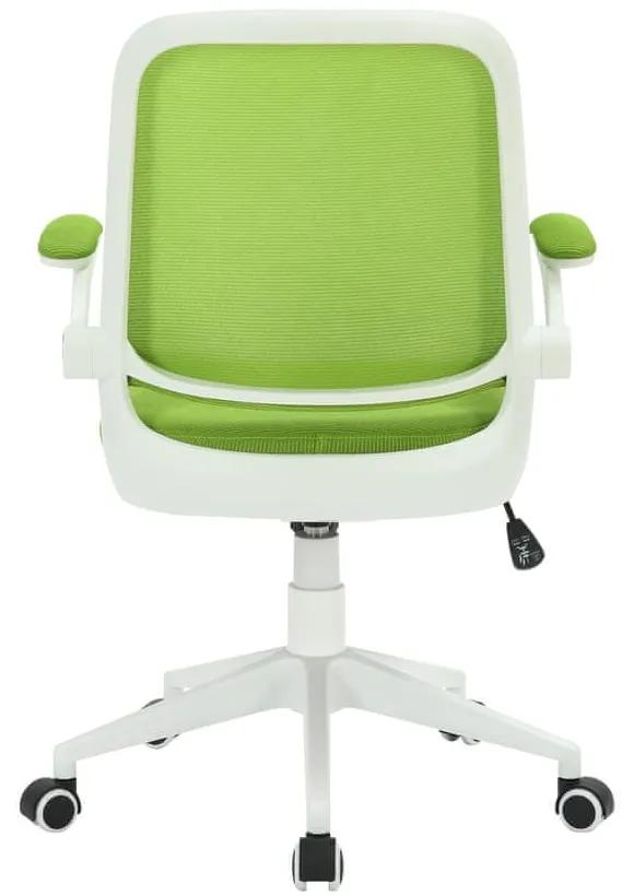 Dalenor Kancelářská židle Pretty White, textil, zelená