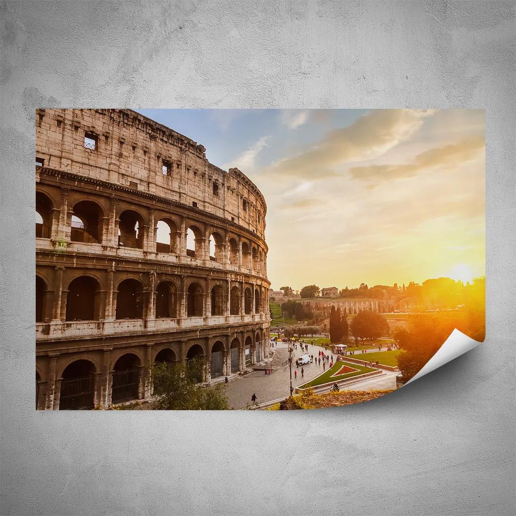 Plakát - Římské Koloseum (60x40 cm) - PopyDesign