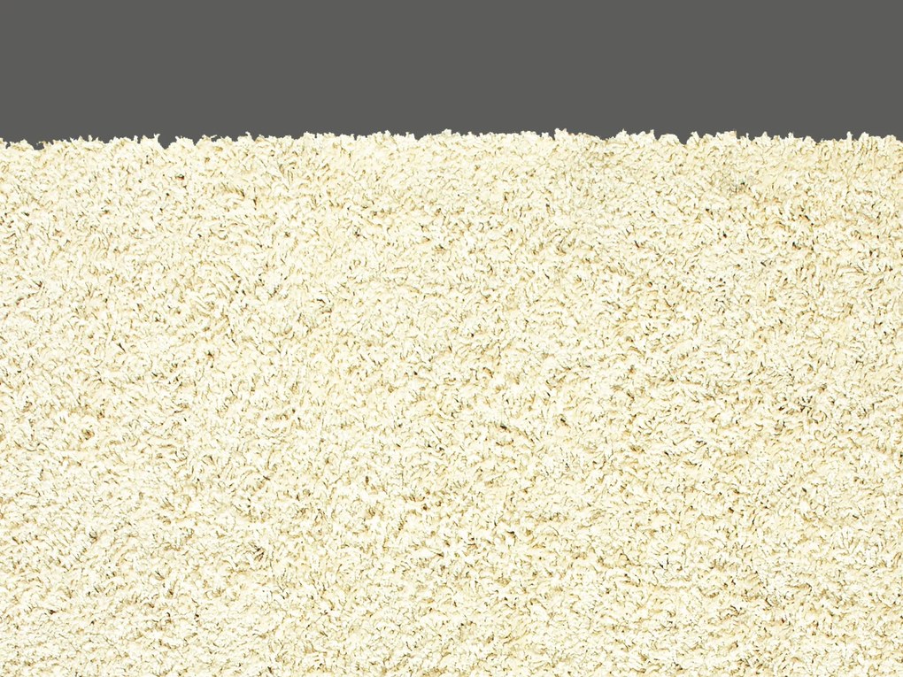 MONO Kusový koberec Efor Shaggy 2137 Cream BARVA: Krémová, ROZMĚR: 80x150 cm