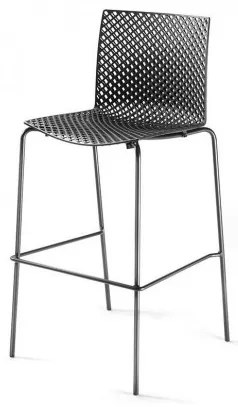Gaber Barová židle FULLER Barva plastu Gaber bílá 00 Barva kostry - Gaber šedá 14