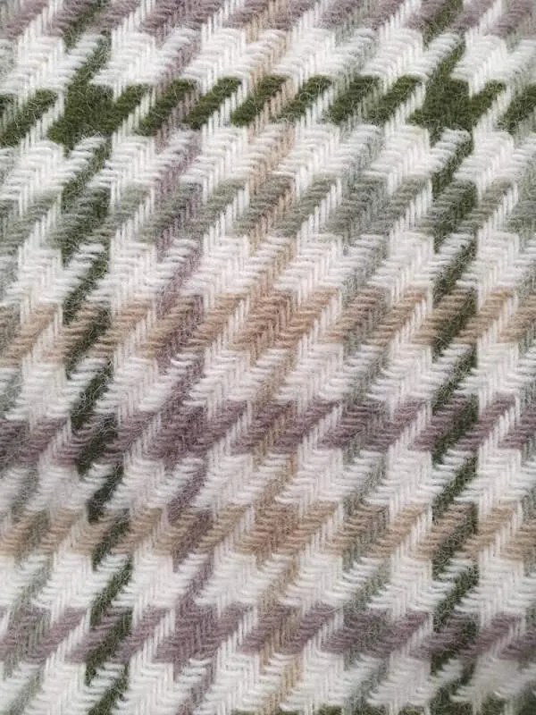 Vlněná deka Houndstooth Shepherd 183 x 150 cm Tweedmill
