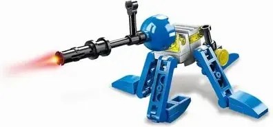 Qman Hyperfunction Tactical Unit 2101-10 Robot Pompom 3v1 / Stavebnice