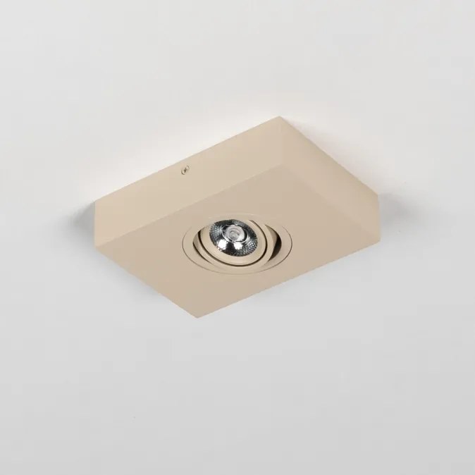Stropní LED svítidlo Spot Quality Quadra 1 Taupe