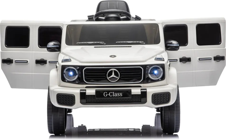 LEAN CARS Akumulátorové vozidlo Mercedes G 4x4 24 V 2580, bílé