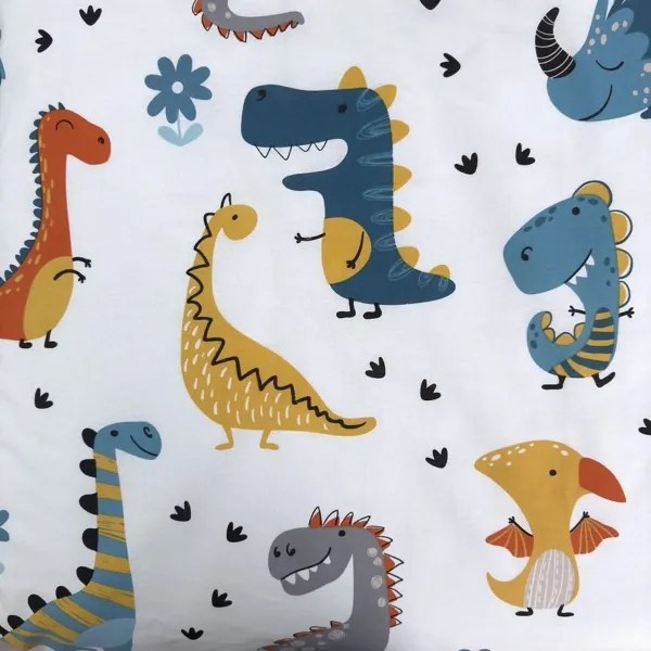 Jerry Fabrics Povlečení do postýlky Dino world 100x135, 40x60 cm