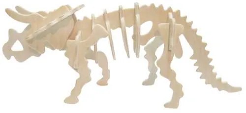 Woodcraft Dřevěné 3D puzzle Triceratops velký