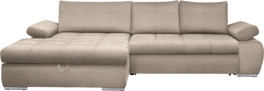 XXXLutz ROHOVÁ SEDAČKA, textil, béžová Carryhome - Sedací soupravy - 002300011423