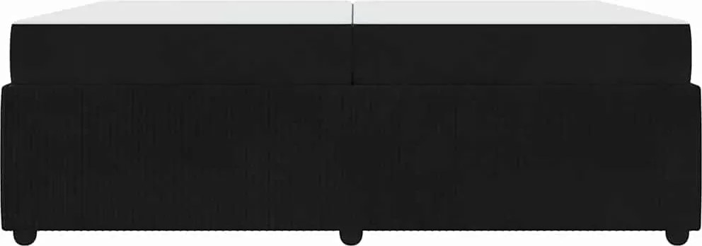 Rám postele Černá 200 x 200 cm textil 3398440
