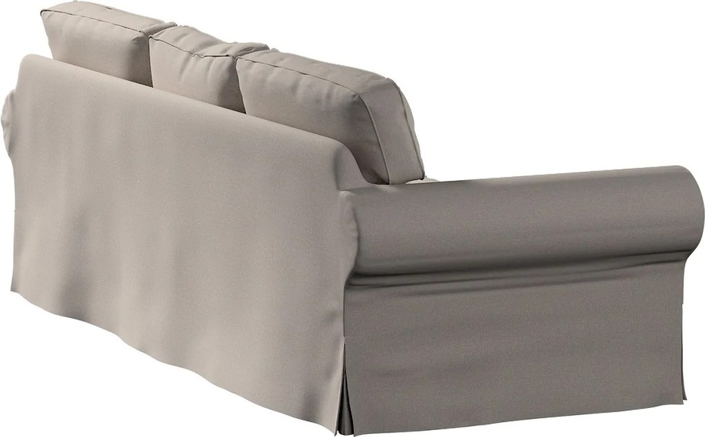 Potah na pohovku IKEA Ektorp 3-místná, rozkládací STARÝ MODEL PIXBO barva šedá látka pletený vzor
