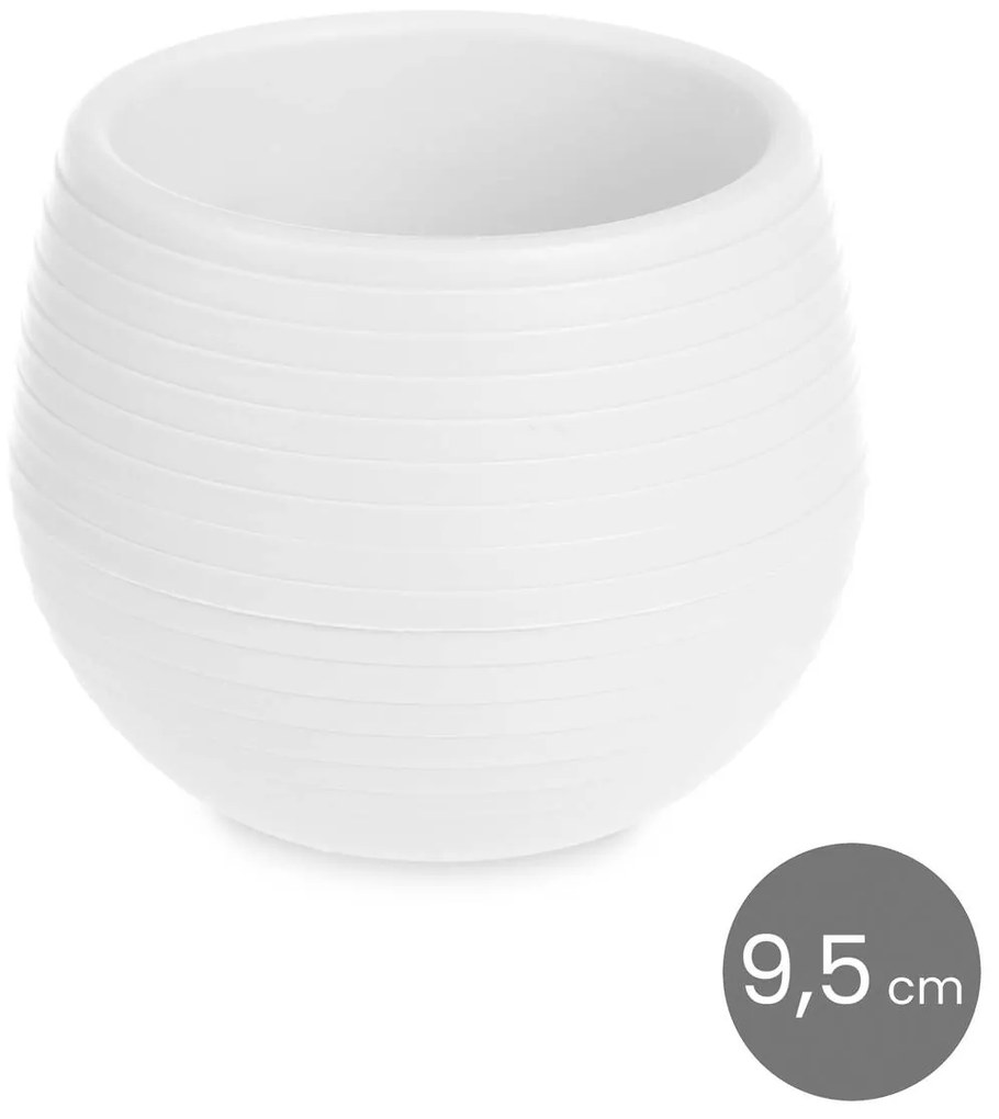 Samozavlažovací květináče, plastové, 3 ks, ? 10 cm