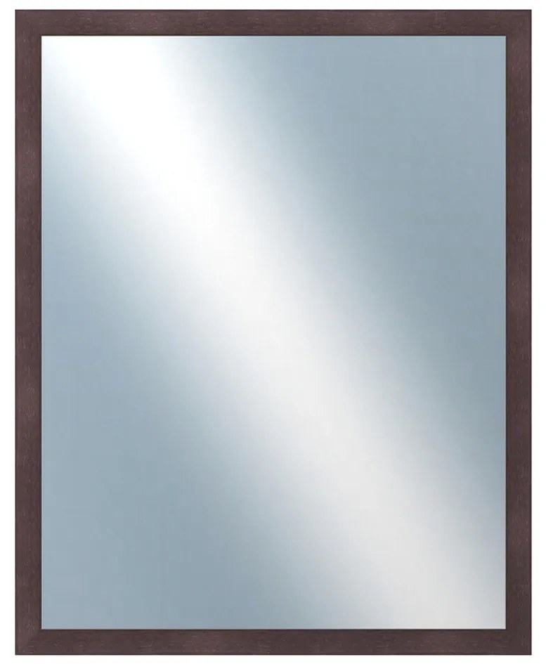DANTIK - Zarámované zrcadlo - rozměr s rámem cca 40x50 cm z lišty FC hnědá vysoká (2184)