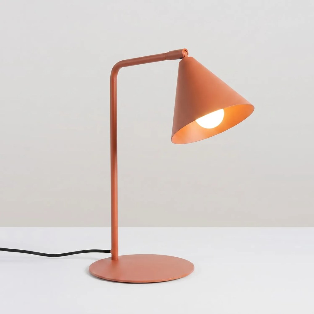 Sollux Lighting Stolní lampa NOX okrově červená
