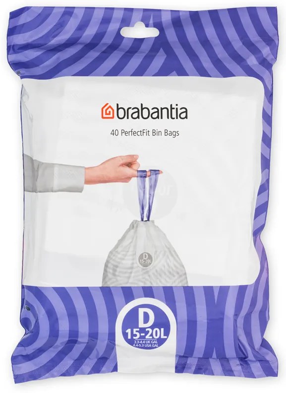 Brabantia Sáčky do odpadkového koše D 15L/40ks