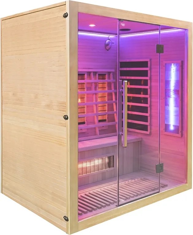 BPS-koupelny Infrasauna Relax HYD-2913 175x120, 4 osoby