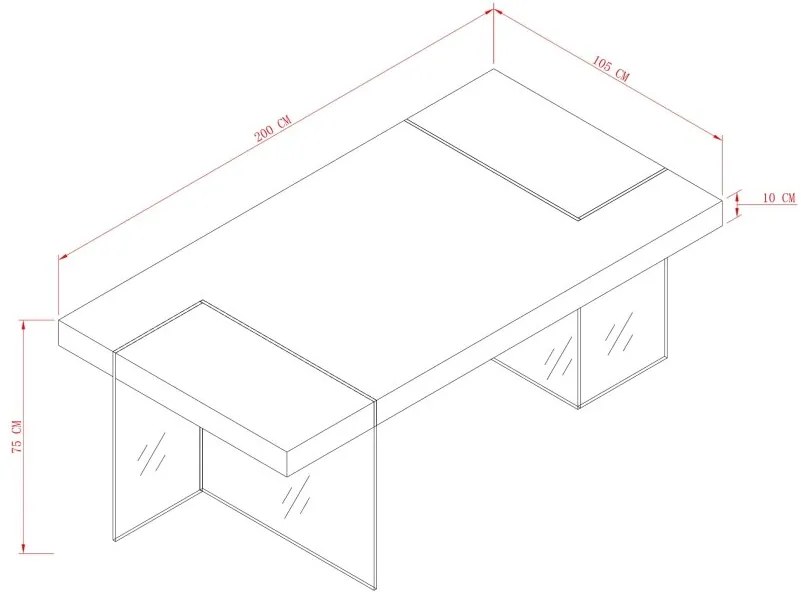 Soho SH16 Jídelní stůl 200cm