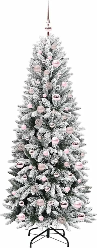 Umělý vánoční stromeček Bílá 180 cm PVC, plast, ocel a PE 3396047