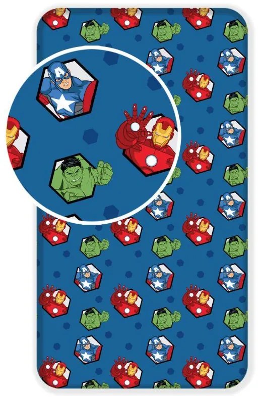 JERRY FABRICS Prostěradlo Avengers 3  Bavlna, 90/200 cm