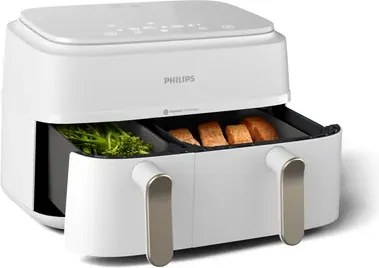 Philips 3000 Series Horkovzdušná fritéza Airfryer se dvěma košíky NA353/10
