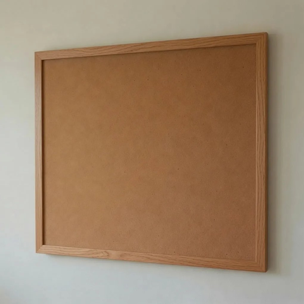 Toptabule.sk Korková tabule v dřevěném rámu NATURE LINE SVĚTLÝ DUB 150x120 cm