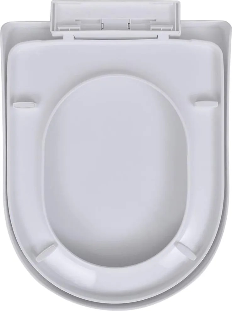 WC sedátka s funkcí pomalého sklápění 2 ks bílá plastová 275928
