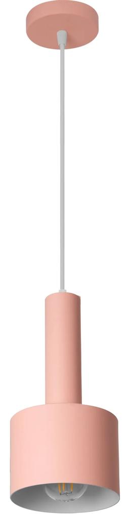 Toolight, závěsné svítidlo OSTI B 1xE27 APP119-1CP, růžová, OSW-00725