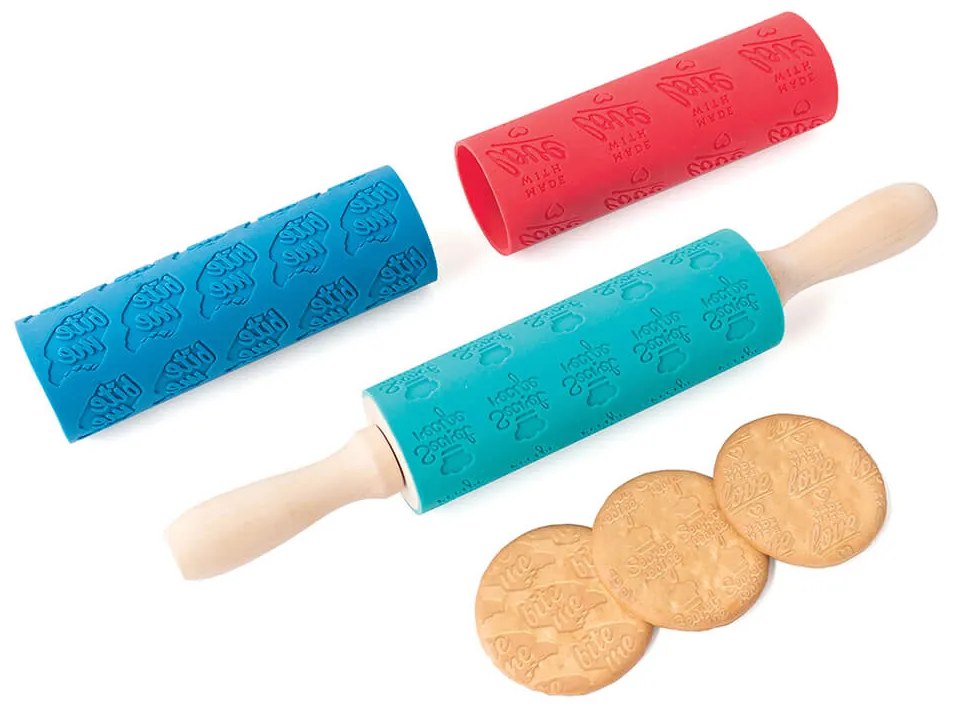 Váleček na těsto s vyměnitelnými vzory Luckies
