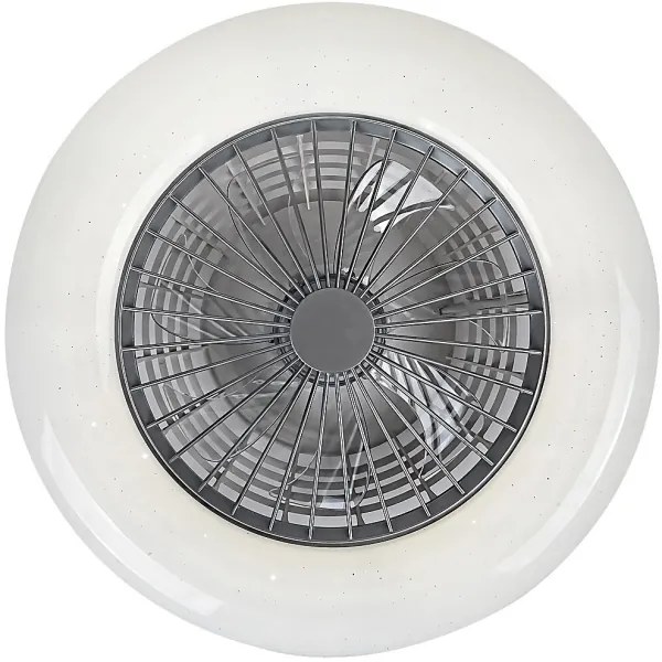Rabalux - LED Stmívatelné stropní svítidlo s ventilátorem LED/30W/230V + DO