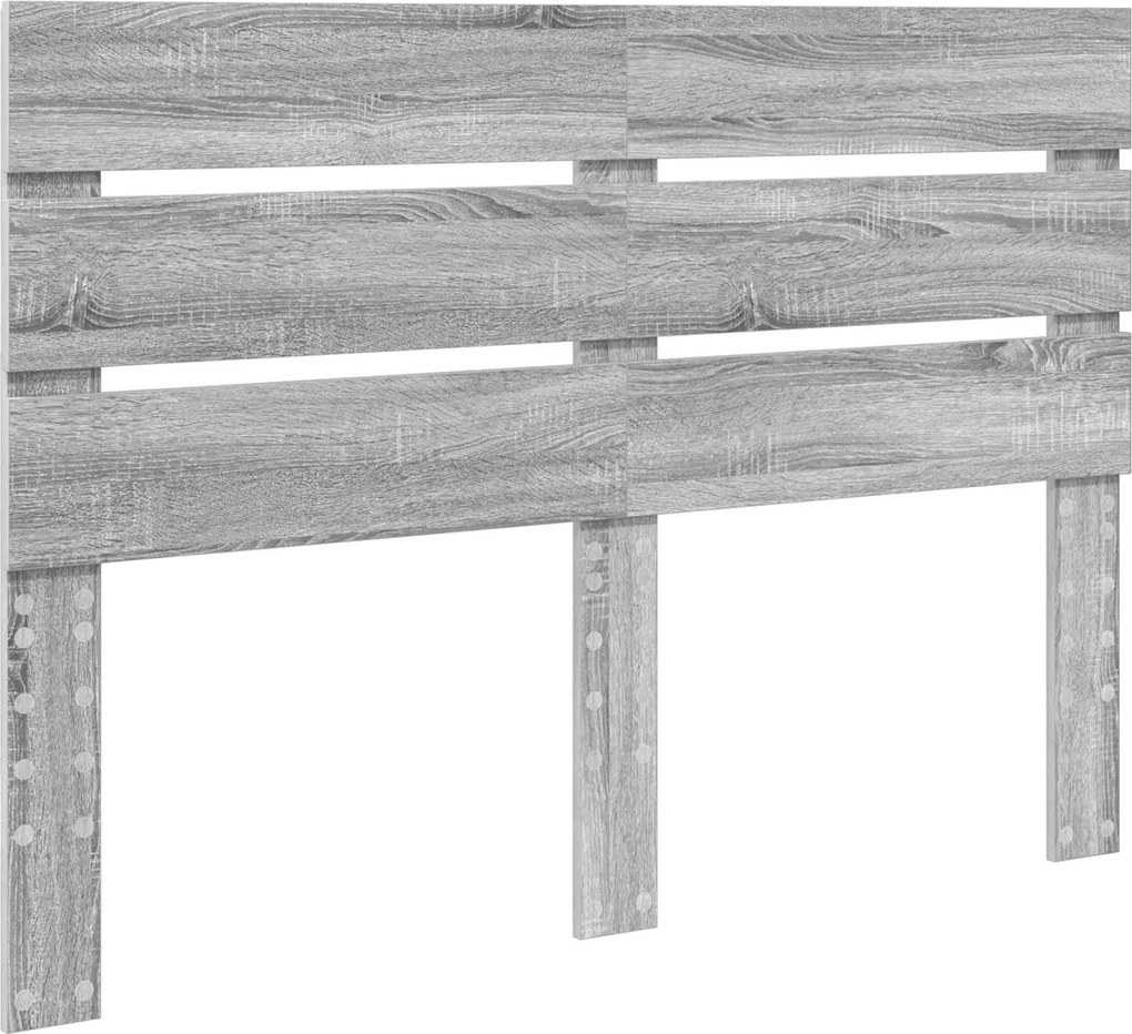 Rám postele Šedá Sonoma 150 x 200 cm Masivní borové dřevo 3411733
