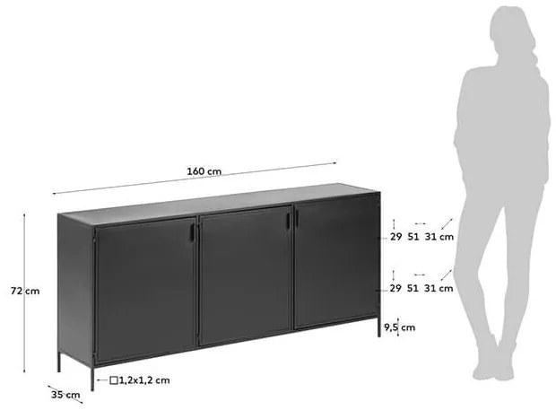 Komoda shantay 160 x 72 MUZZA