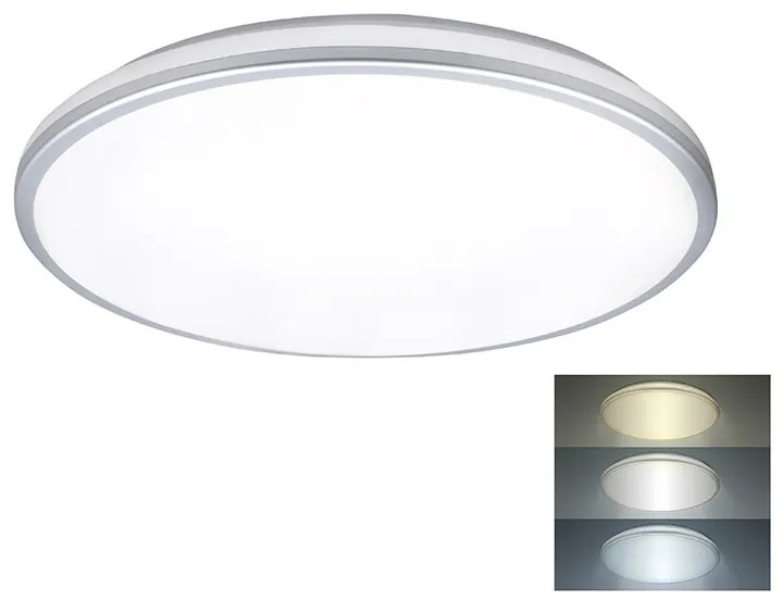 Solight LED osvětlení s ochranou proti vlhkosti, IP54, 24W, 2150lm, 3CCT, 38cm