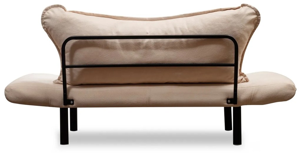 Designová rozkládací pohovka Wenda 140 cm krémová
