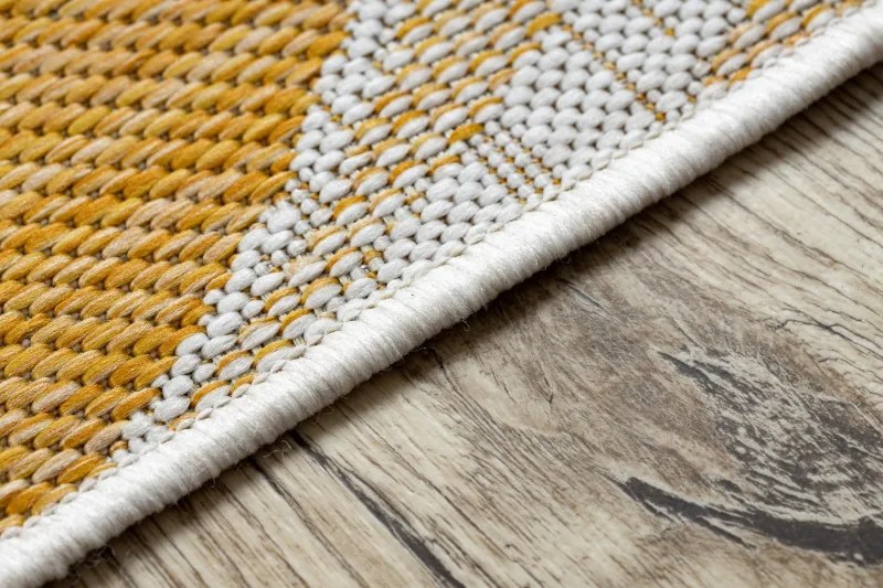 Dywany Łuszczów, Kusový koberec Sion Sisal Marble 22169 ecru/yellow – na ven i na doma, 180x270, žlutá, chodba / předsíň