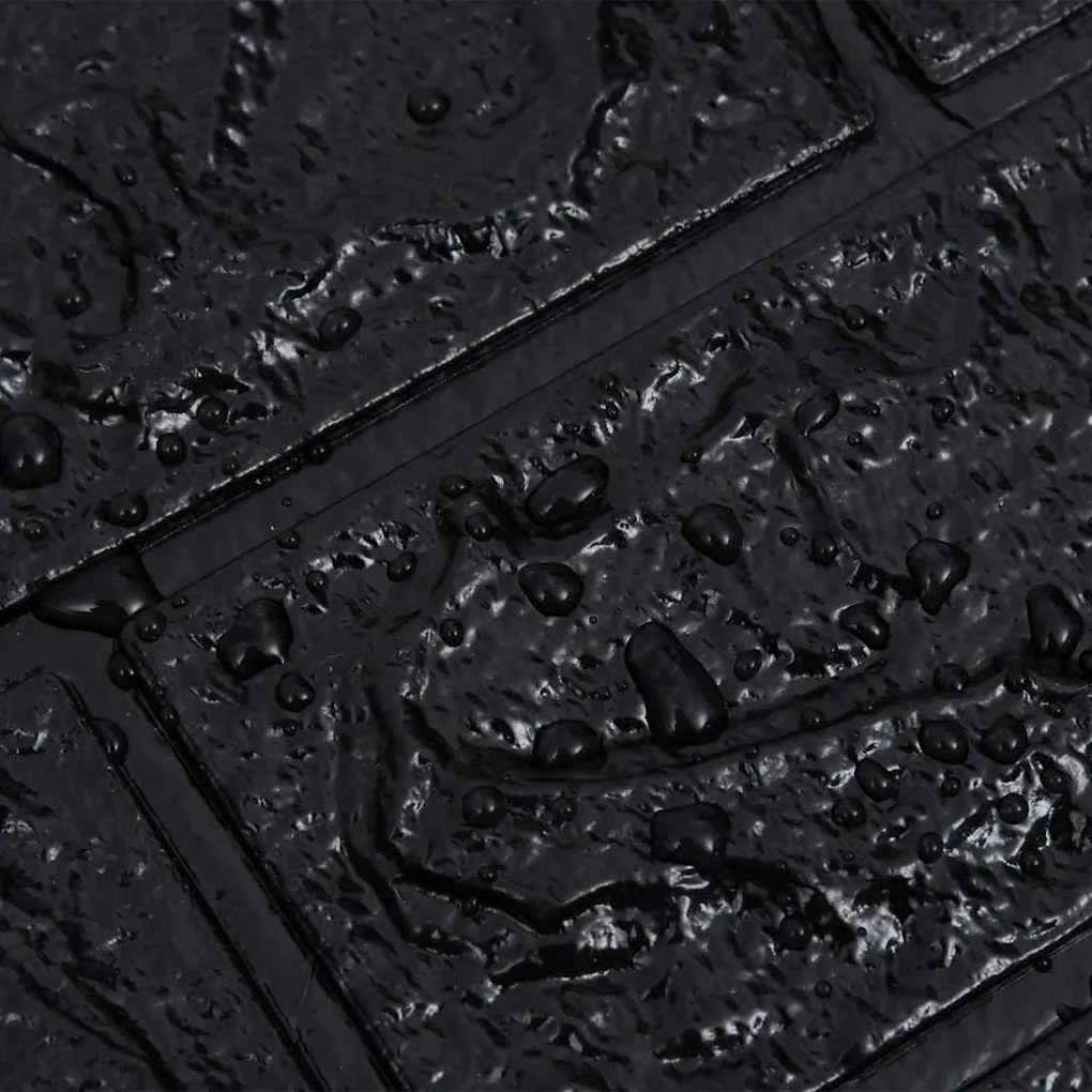 3D tapeta cihly samolepící 20 ks černá 150725