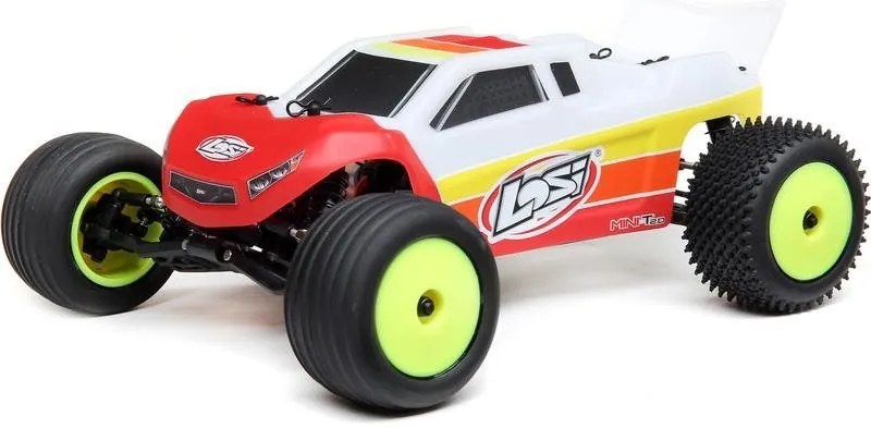 Losi mini-t 2.0 brushless 1:18 rtr červená