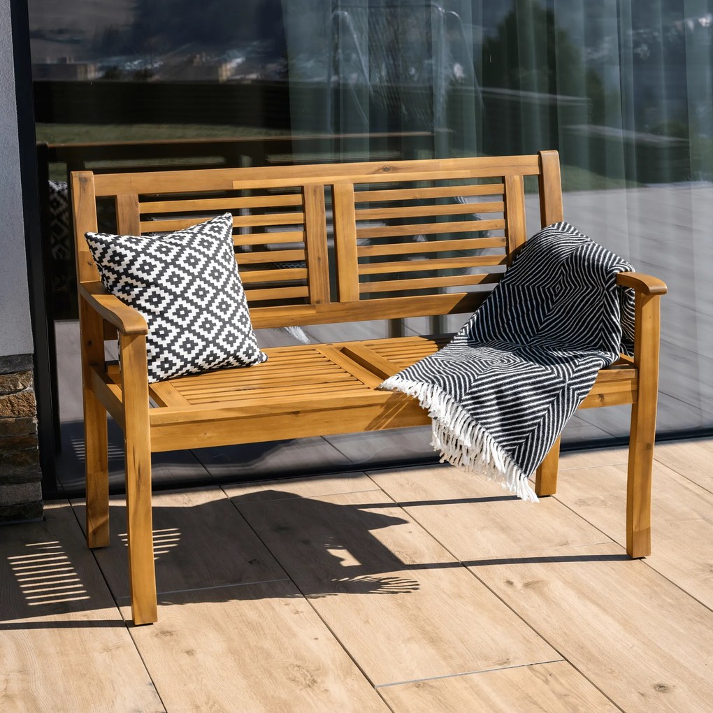 Zahradní lavička, akáciové dřevo, TADITA