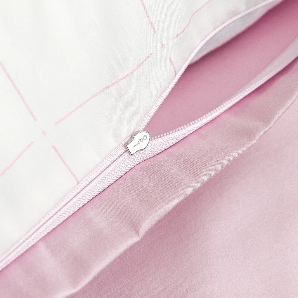 Saténové prodloužené povlečení Royal Dream - soft pink Velikost: 140 x 220 + 70 x 90